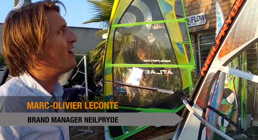 Marc-Olivier Leconte, Brand Manager NeilPryde, presenta le vele 2013 ...